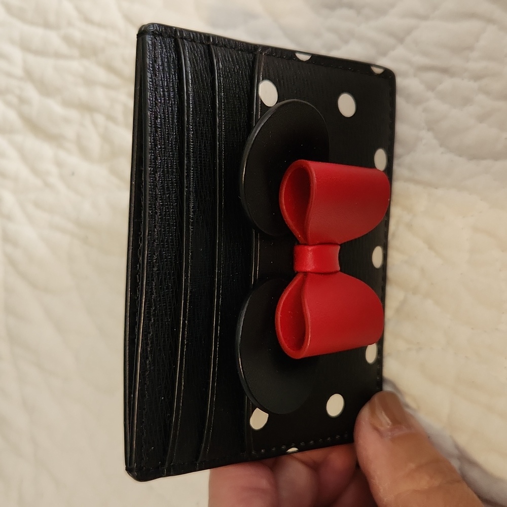 New Kate Spade Disney Minnie Mouse Id Card Holder Wit… - Gem